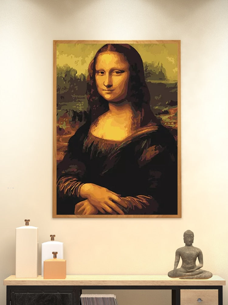 Paint By Numbers Mona Lisa Kit