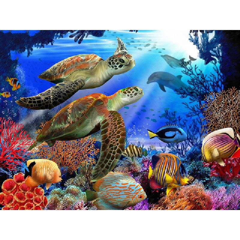 Paint By Numbers Turtle Kits For Adults