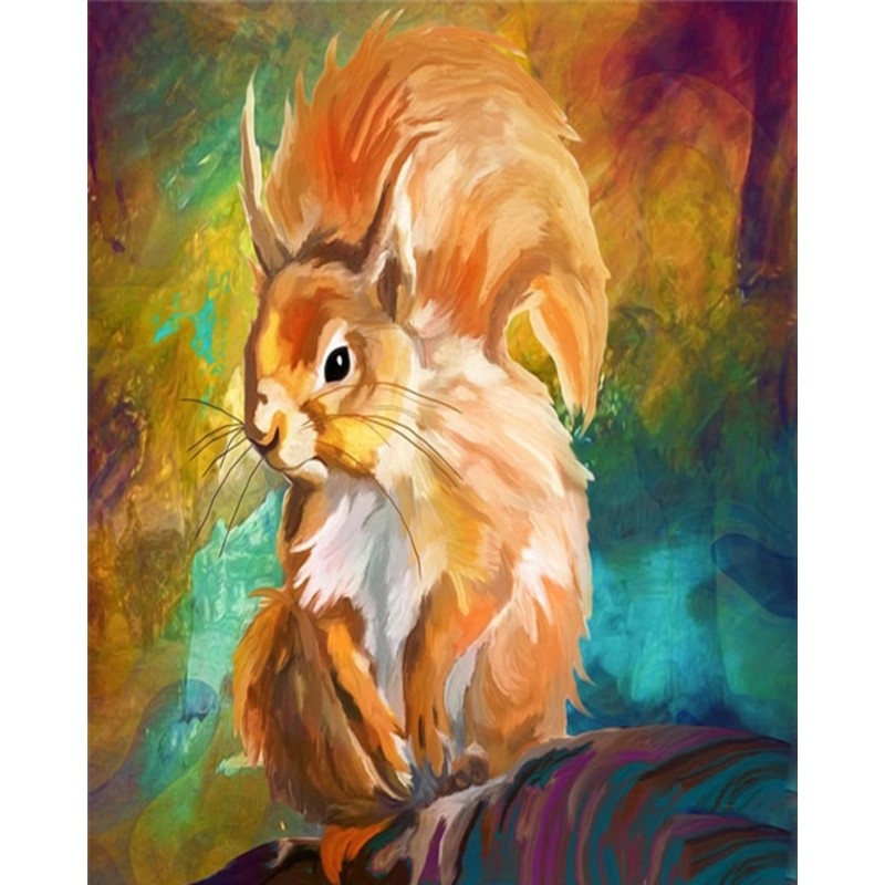 Paint By Numbers Chipmunk Kit