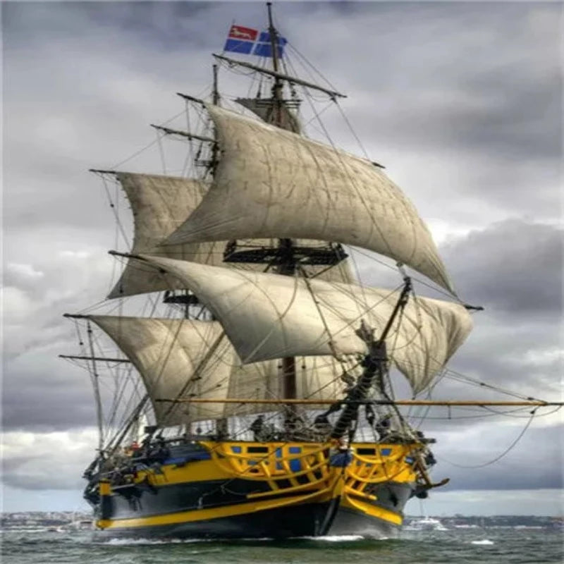 Pirate Ship Sailing Paint by Numbers Kit