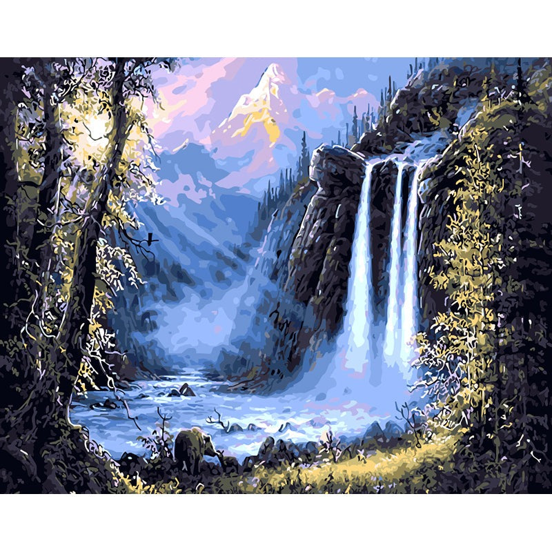 Paint By Numbers High Waterfall Kit
