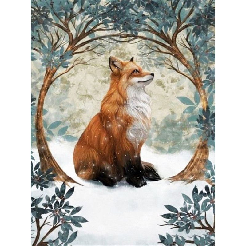 Paint By Numbers Fox Gate Kit